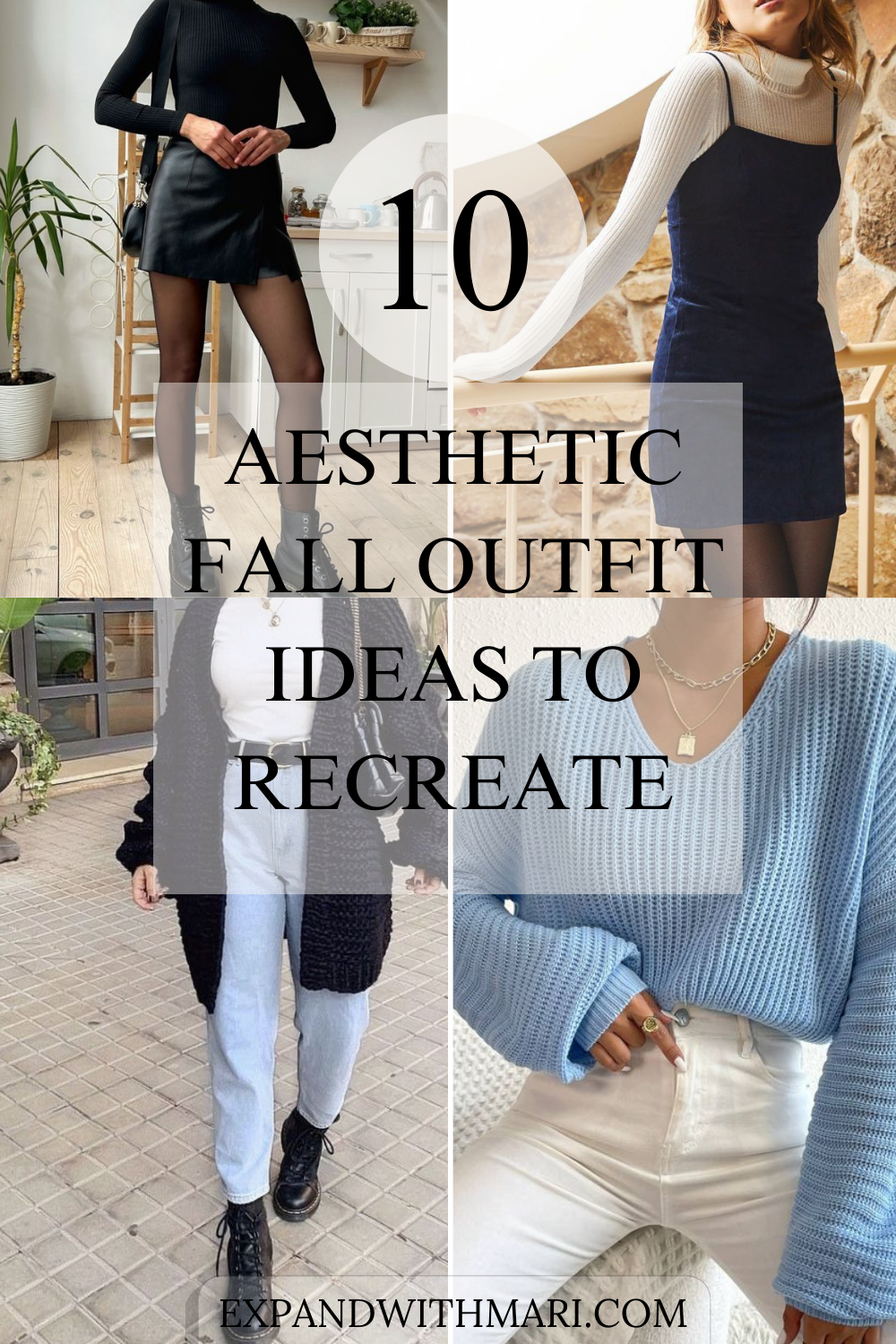 10 AESTHETIC FALL OUTFIT IDEAS TO RECREATE
